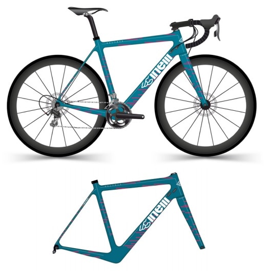 CINELLI FRAMESET VELTRIX DISC BABY BLUE'21